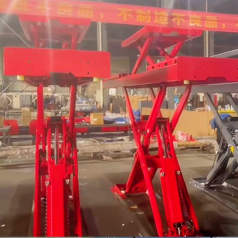 Scissor Car Lift Redundancy Cable Failure - Smart parking garage solutions