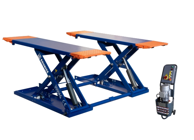 Portable mid rise scissor lift - Smart parking garage solutions