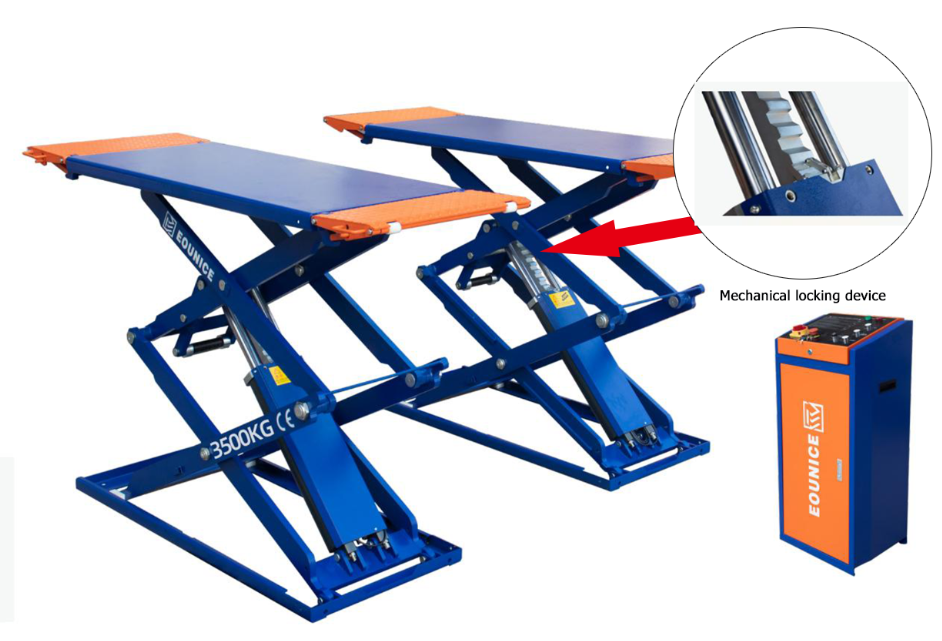 Mechanical Lock Device Functions in Scissor lift - Smart parking garage ...